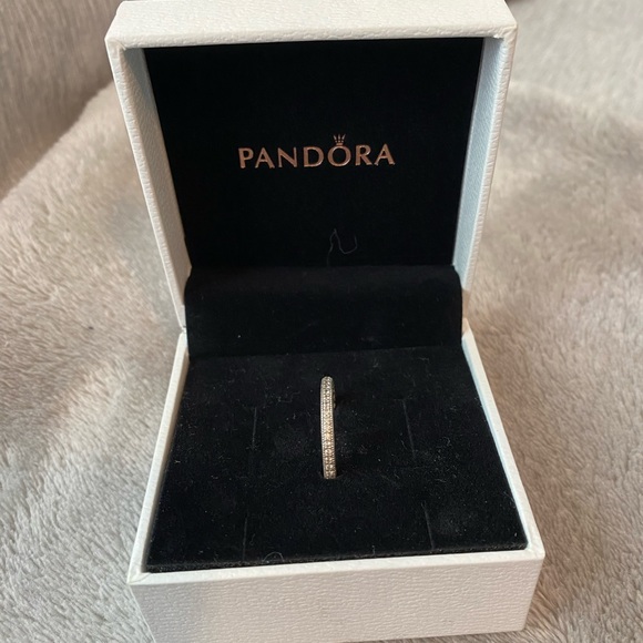 Pandora | Jewelry | Pandora Sparkle Hearts Ring | Poshmark